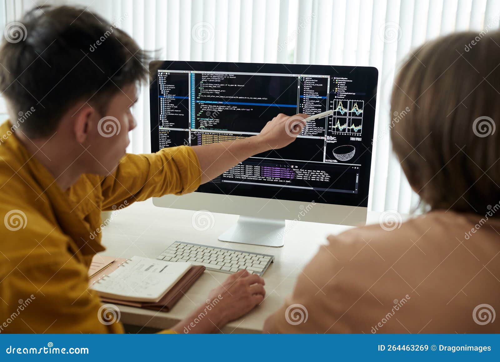 College Students Working on Project Stock Image - Image of table, work ...