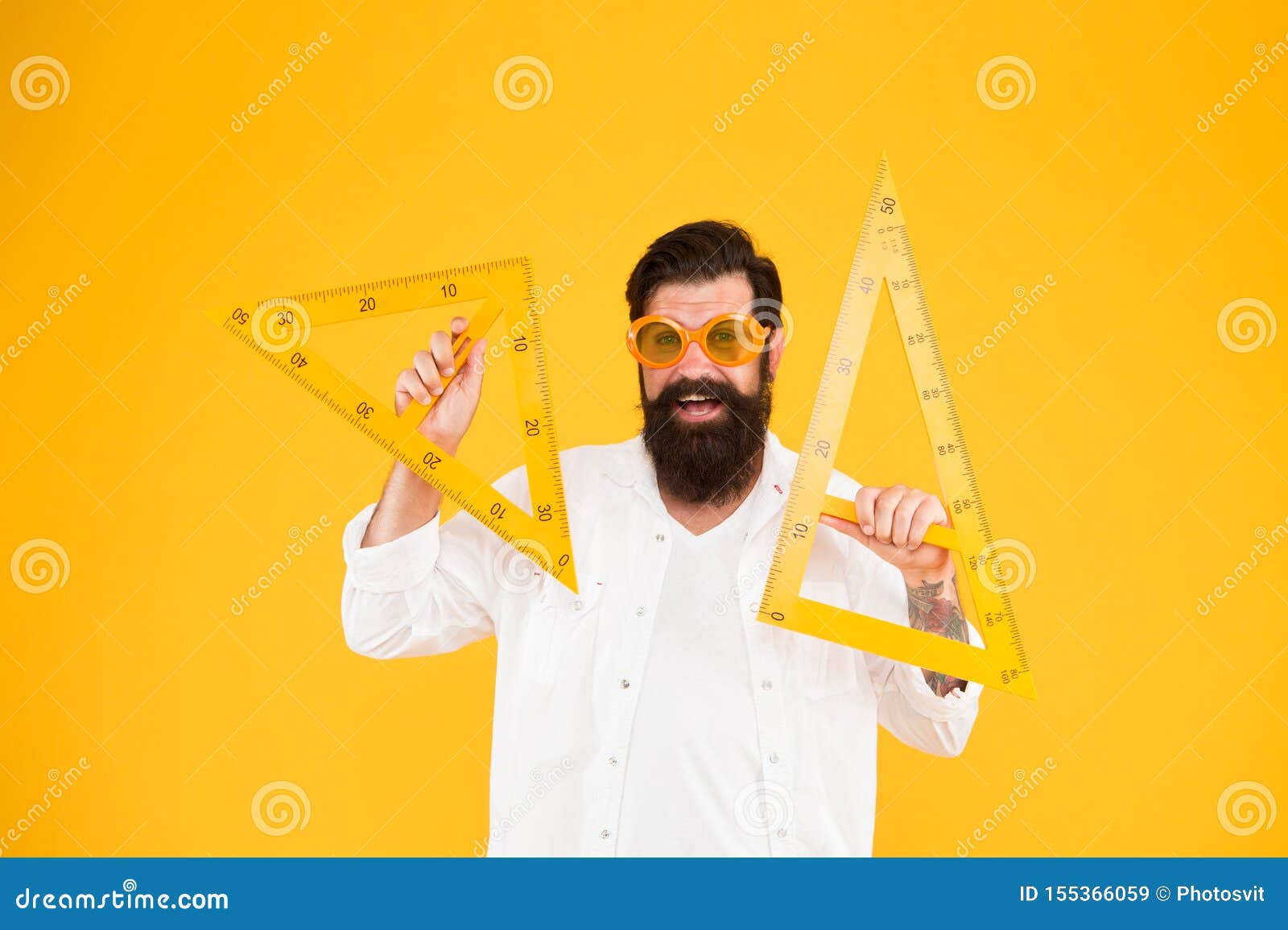 College University Education. Bearded Nerd Triangle. Geometry Teacher ...