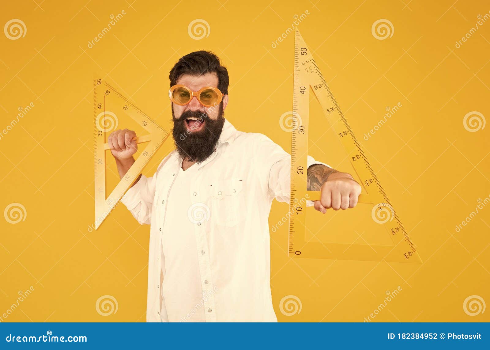 College University Education. Power Knowledge. Bearded Nerd Triangle ...