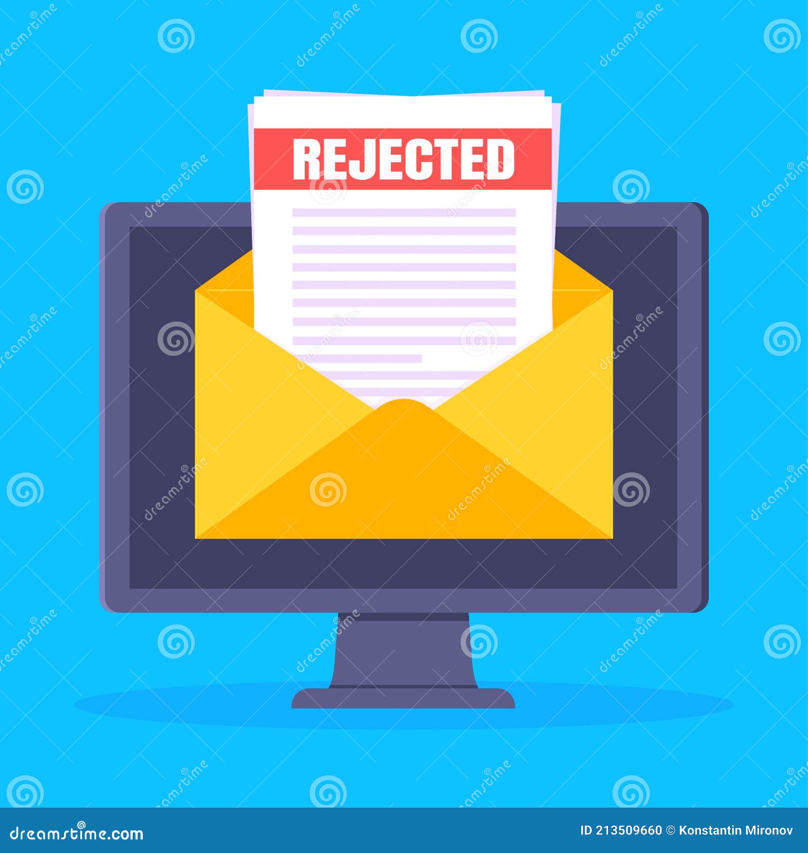 Reject Form Stock Illustrations – 2,187 Reject Form Stock Illustrations ...