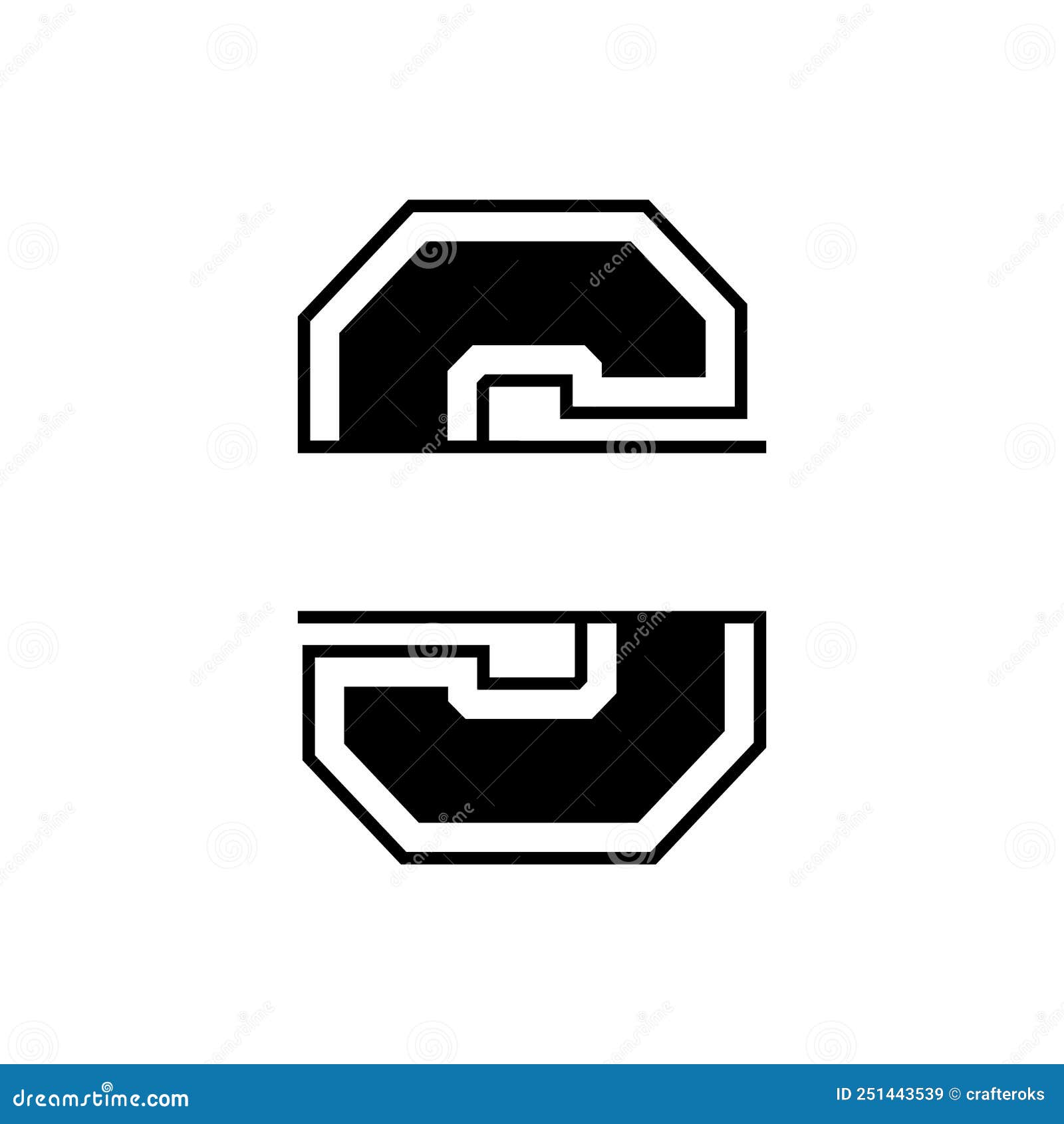 College Varsity Letter and Number EPS Vector Stock Vector ...