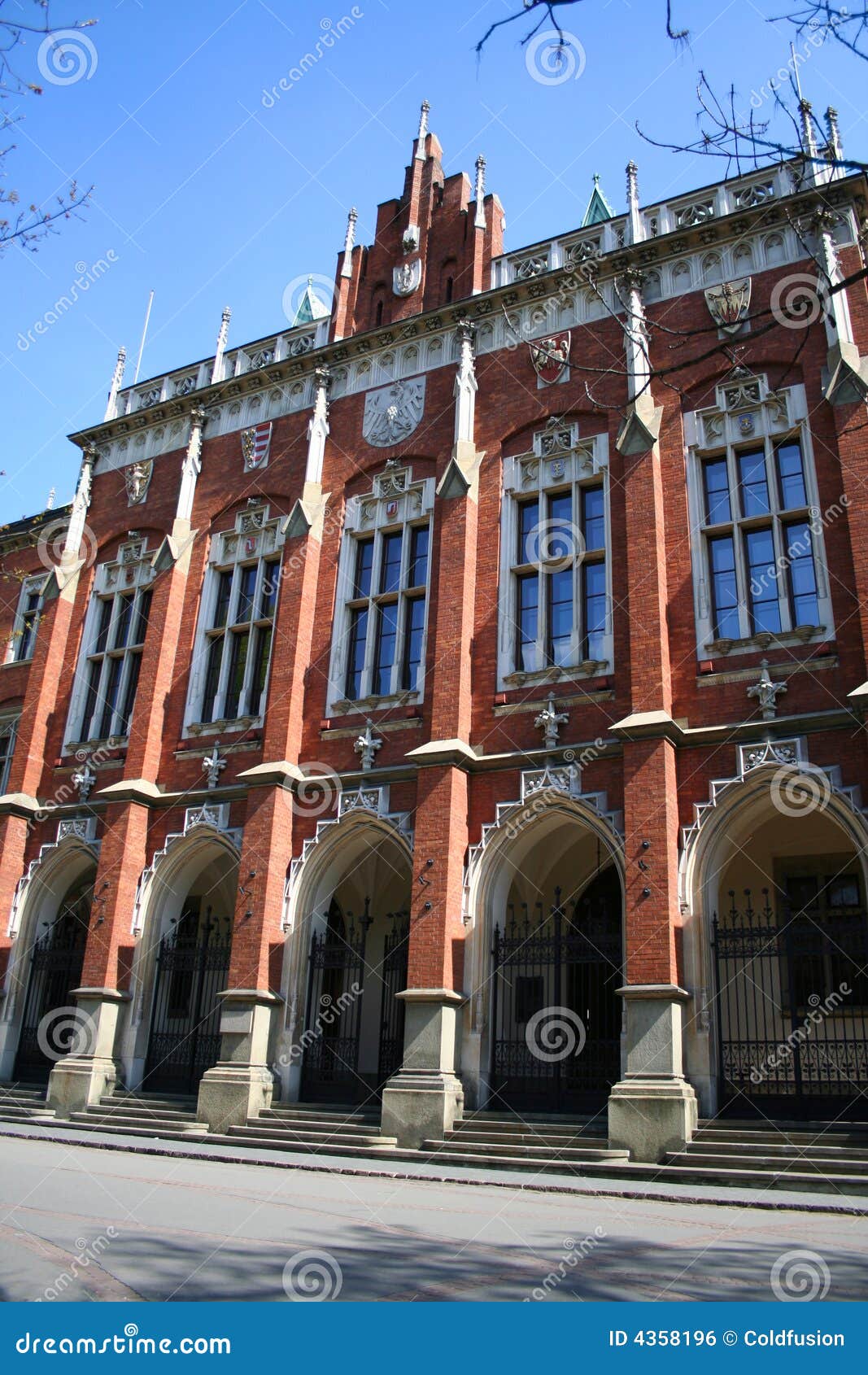 Collegium Novum. Krakow University Stock Photo - Image of architectute ...