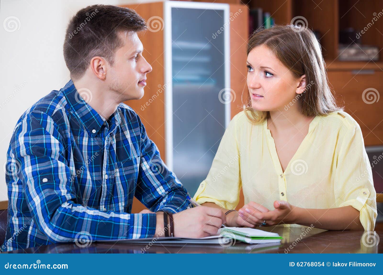 Collegues Working with Documents Together Stock Photo - Image of male ...