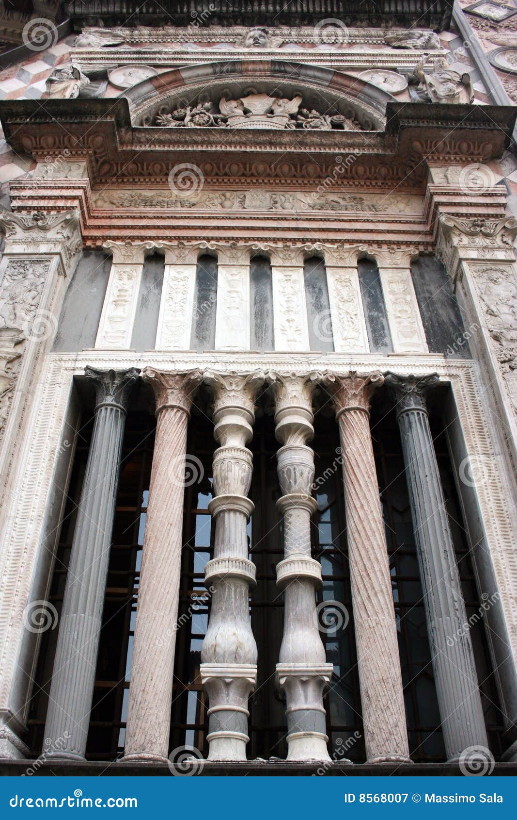 The Colleoni Chapel stock image. Image of square, upper - 8568007