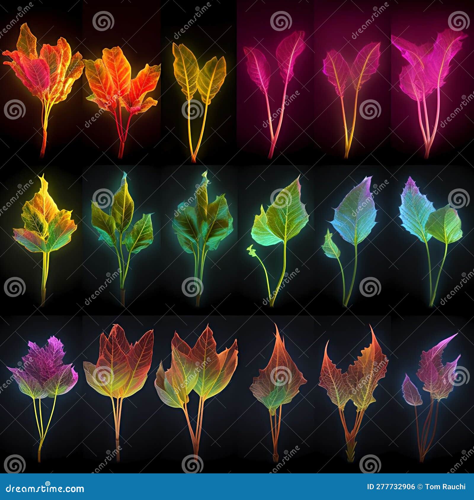 Collerful Crops an Different Textures Stock Illustration - Illustration ...