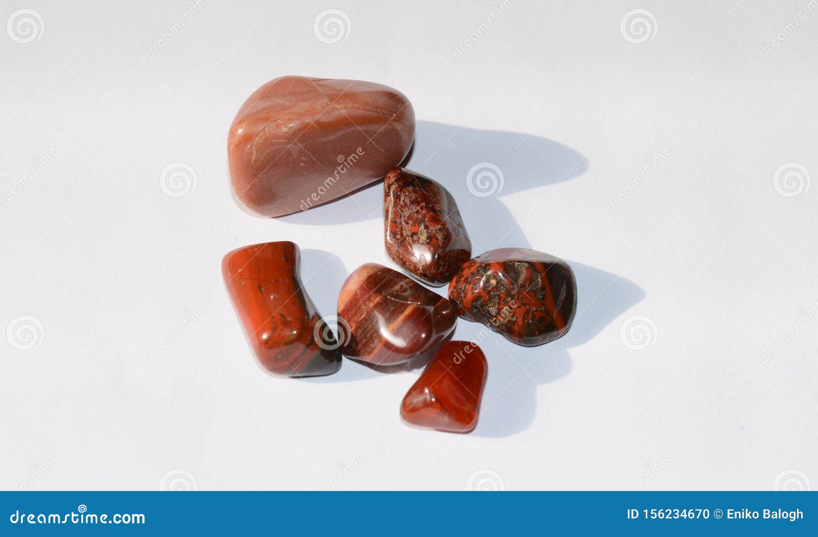 Collesction of Raw Red Mineral Stones Stock Photo - Image of blue ...