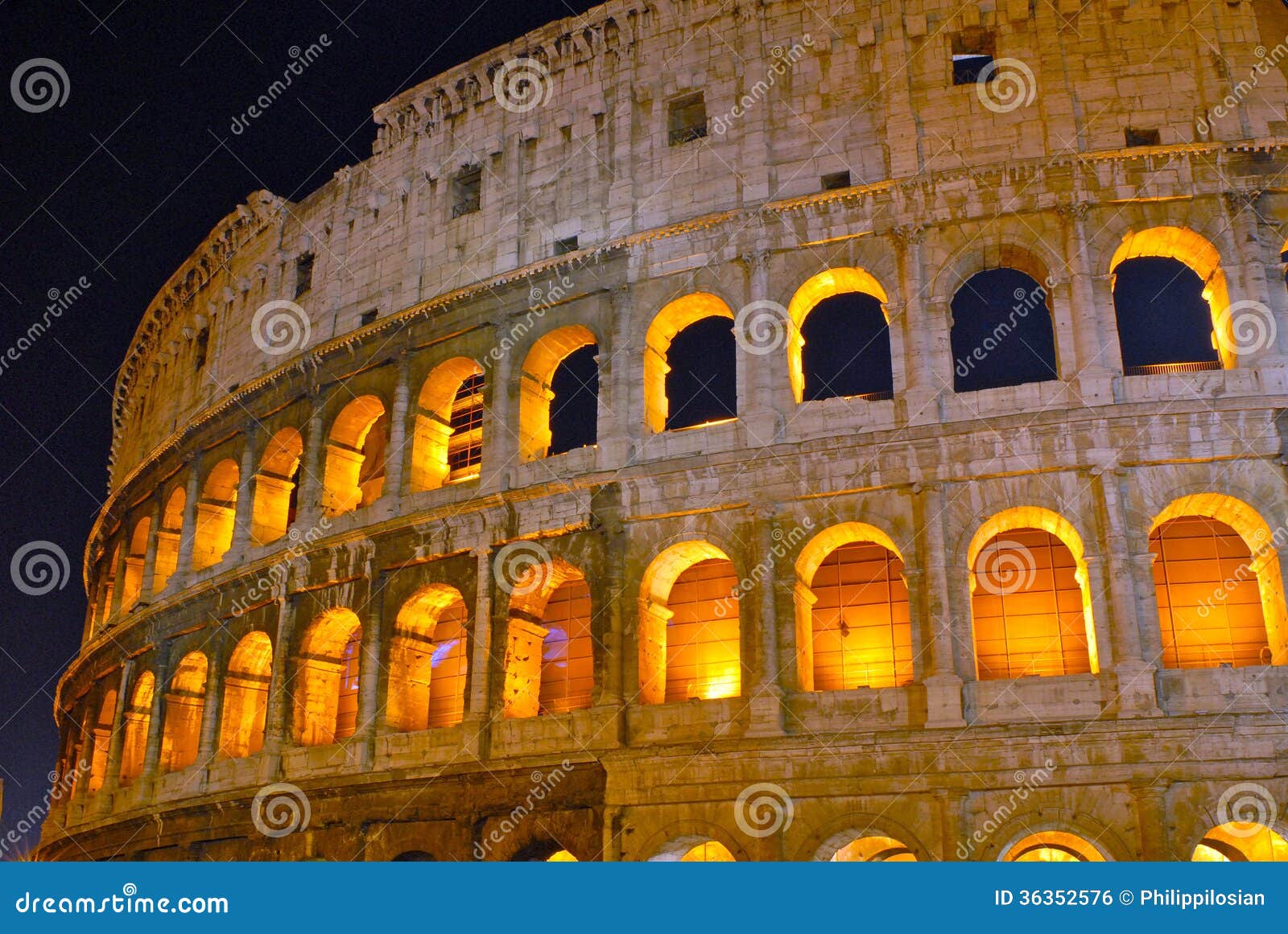 Colleseum foto de archivo. Imagen de historia, recorrido - 36352576