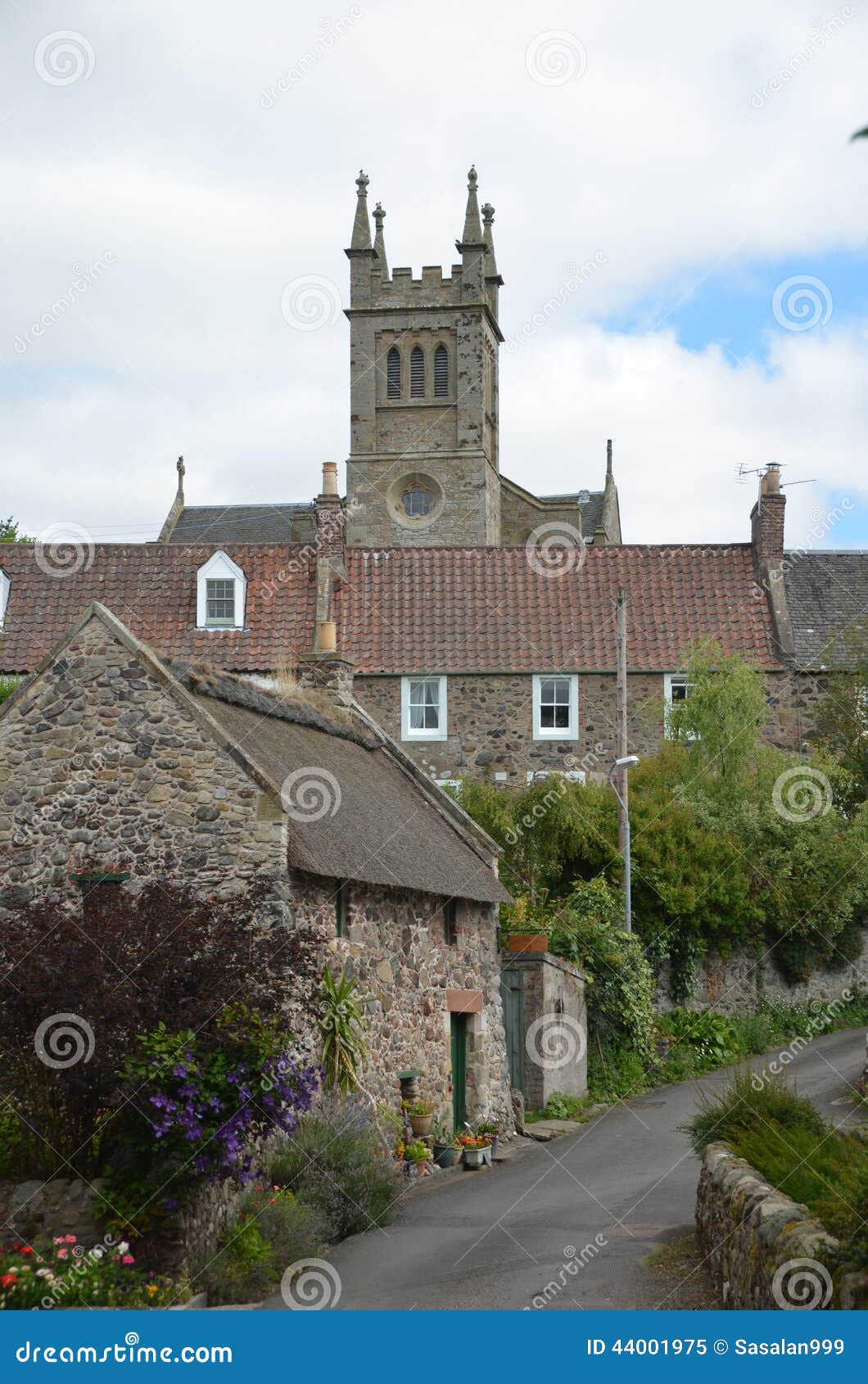 Collessie stock image. Image of historic, collessie, village - 44001975