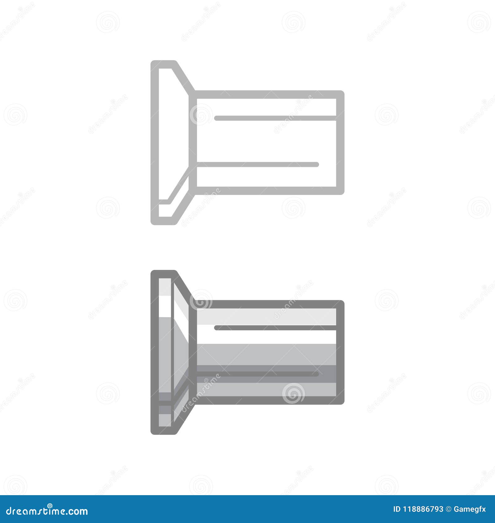 Collet Icon Flat Web Sign Symbol Logo Label Stock Vector - Illustration ...