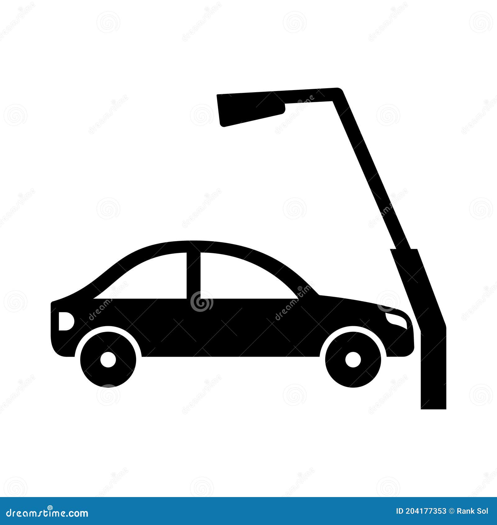 Collide with Light Isolated Vector Icon that Can Be Easily Modified or ...