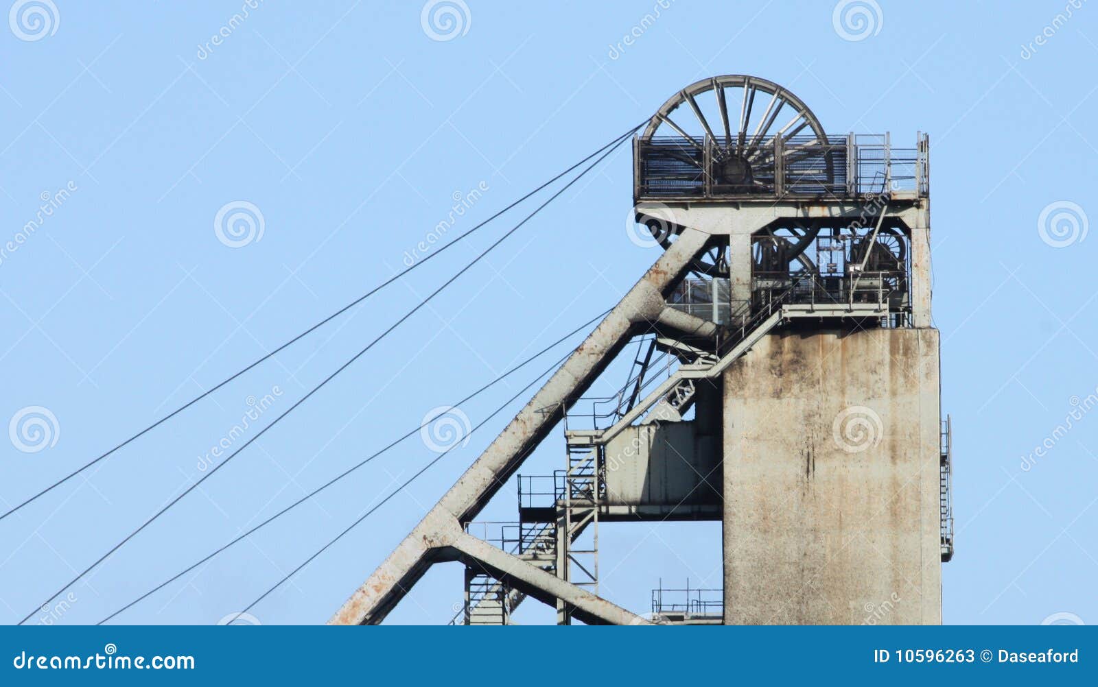 Colliery Headstocks. stock image. Image of wheels, winding - 10596263