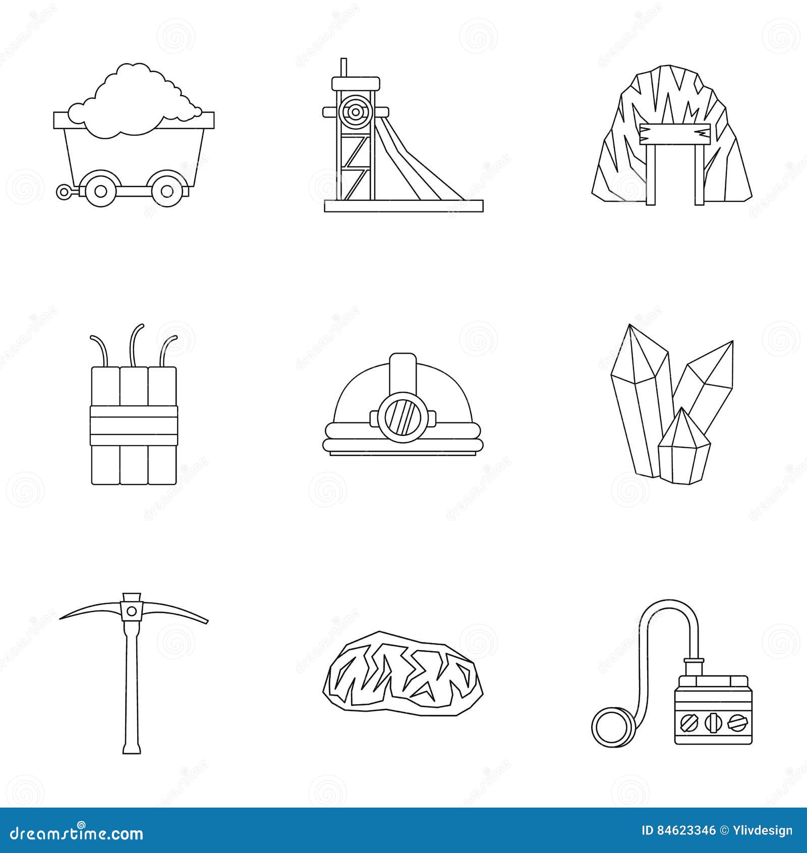 Colliery Tower Icon Vector Illustration | CartoonDealer.com #114226310