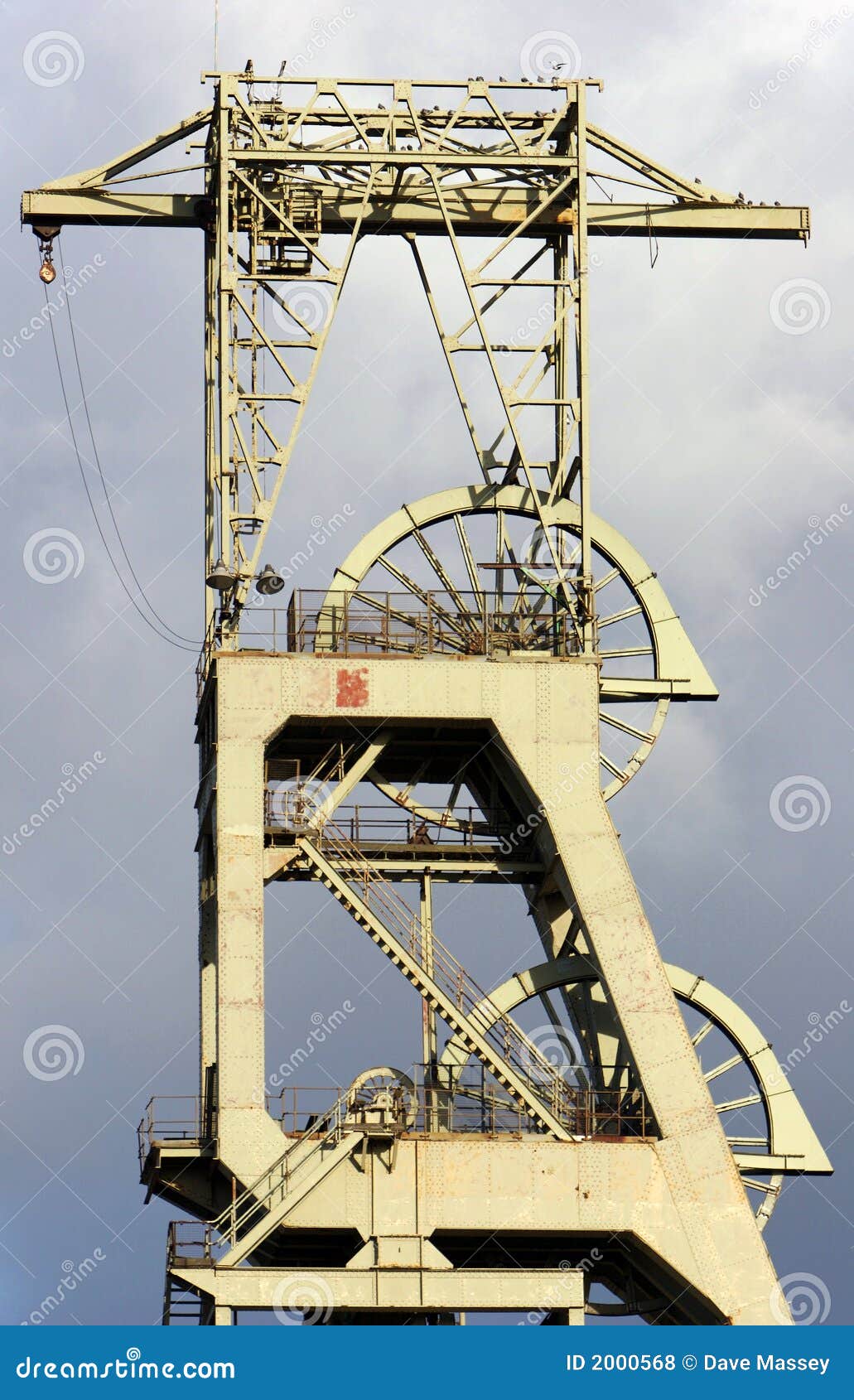 Colliery Pit Head Wheels stock photo. Image of wheel, urban - 2000568