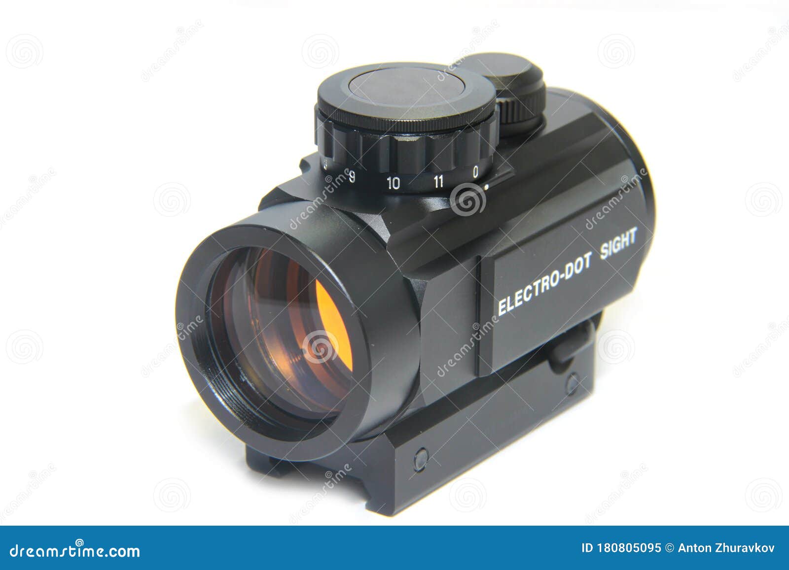 Collimator Sight on White Background Stock Image - Image of targeting ...