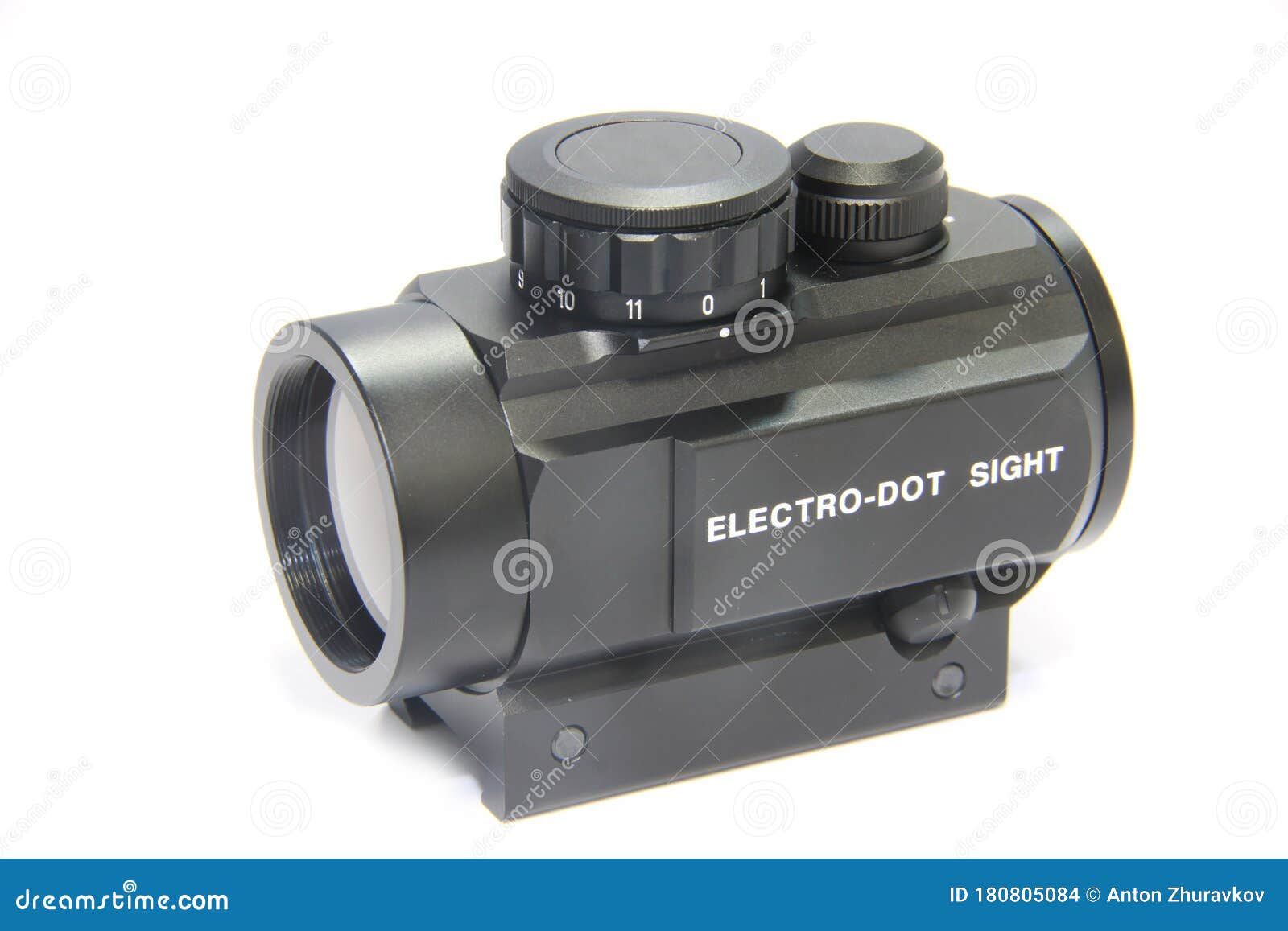 Collimator Sight on White Background Stock Photo - Image of aiming ...