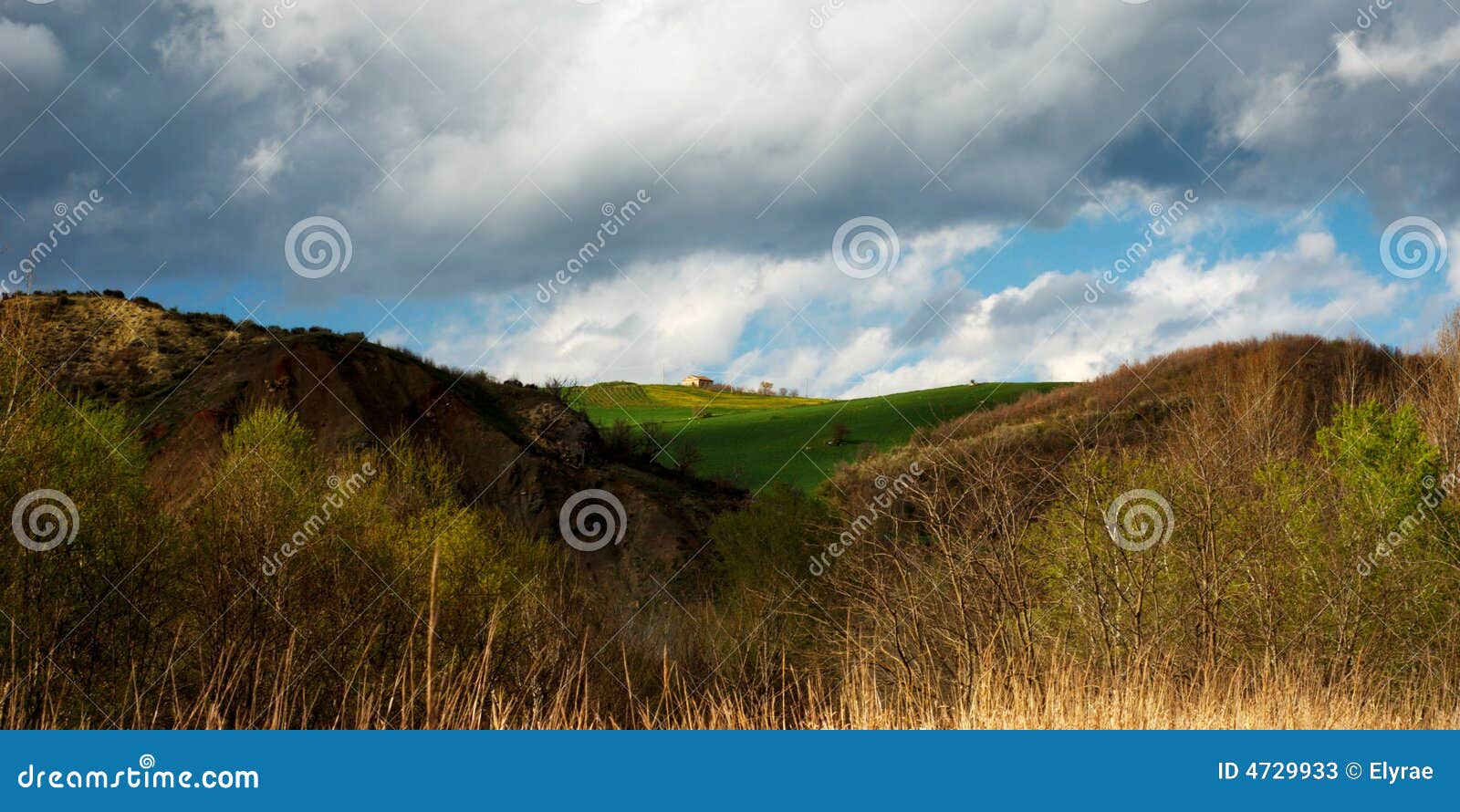 Colline italiane immagine stock. Immagine di cielo, bello - 4729933