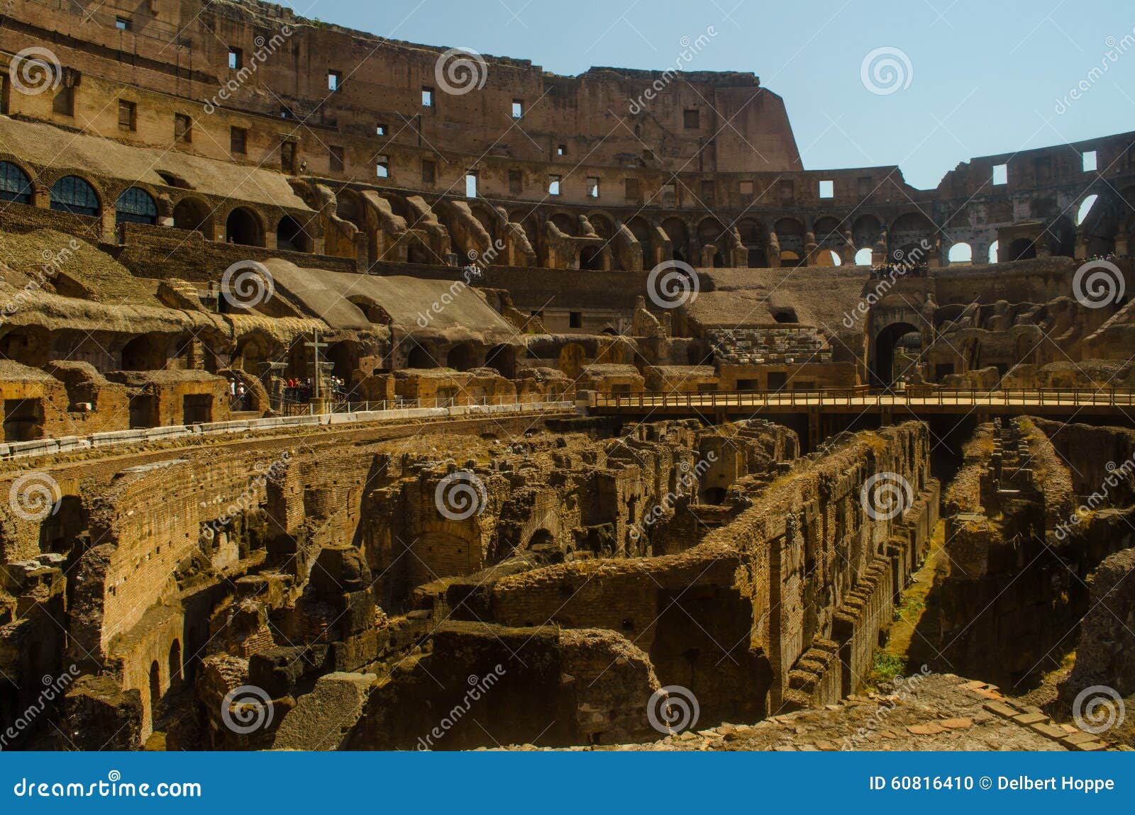 Colliseum from the inside stock photo. Image of surface - 60816410