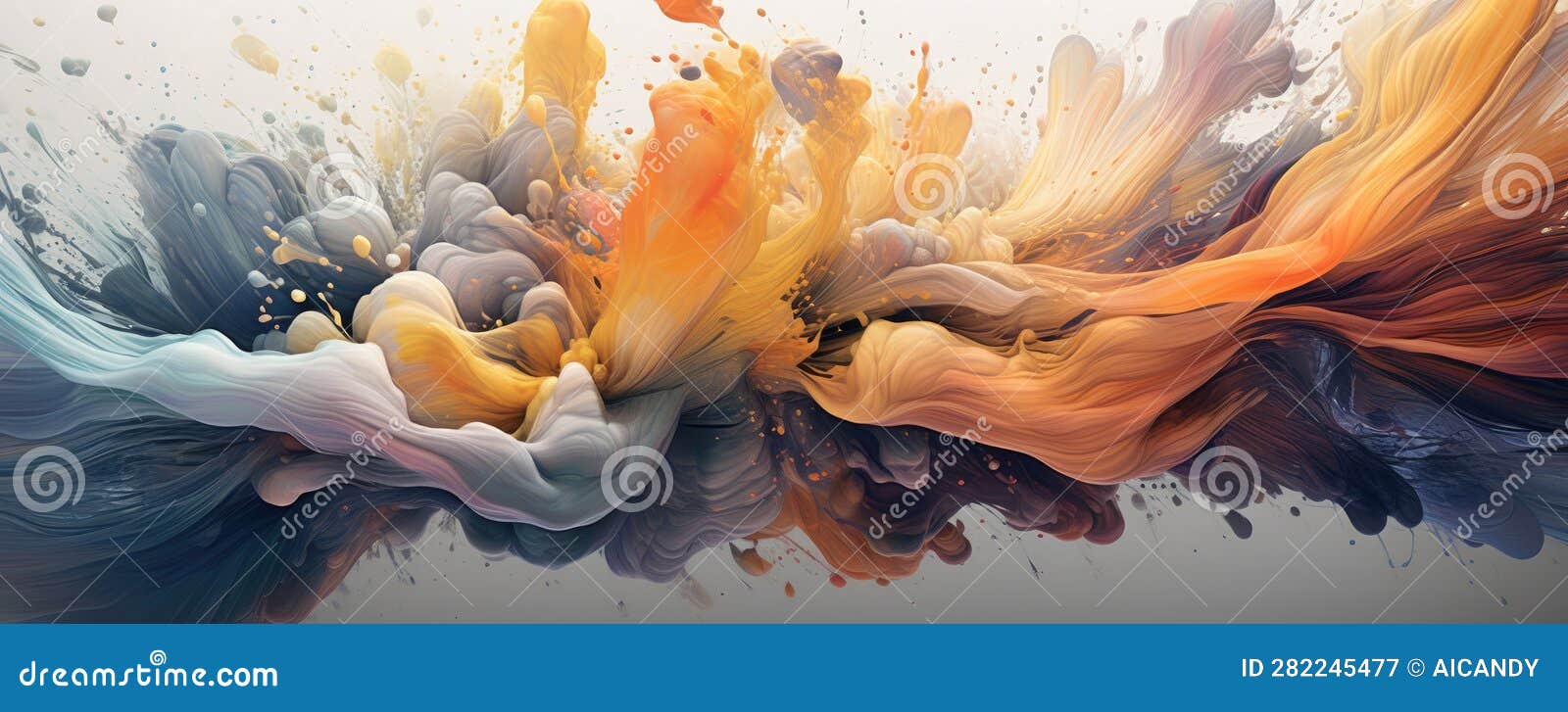 Collision of Abstract Textures and Digital Elements, Merging the ...