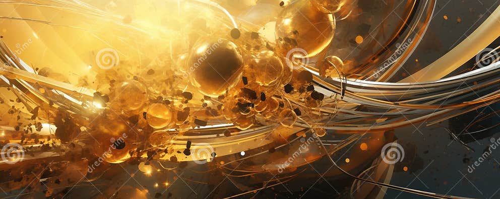 Collision of Abstract Textures and Digital Elements, Merging the ...