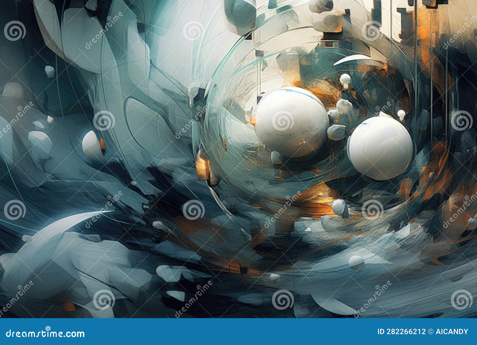 Collision of Abstract Textures and Digital Elements, Merging the ...