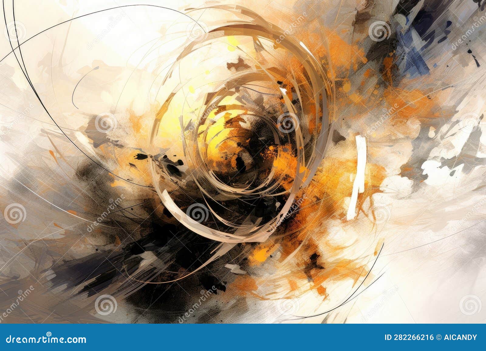Collision Of Abstract Textures And Digital Elements, Merging The ...