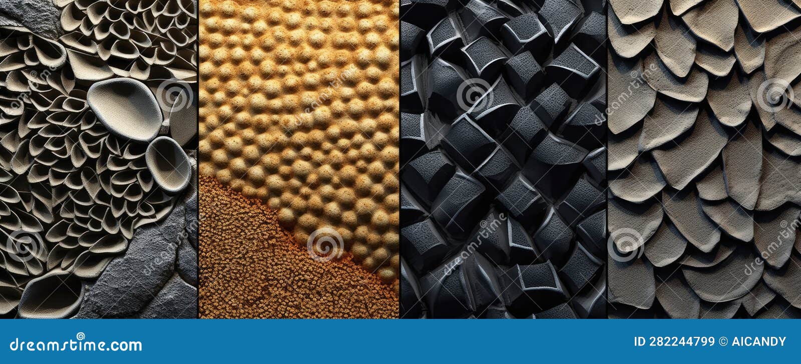 Collision of Contrasting Textures and Materials, Creating a Visually ...