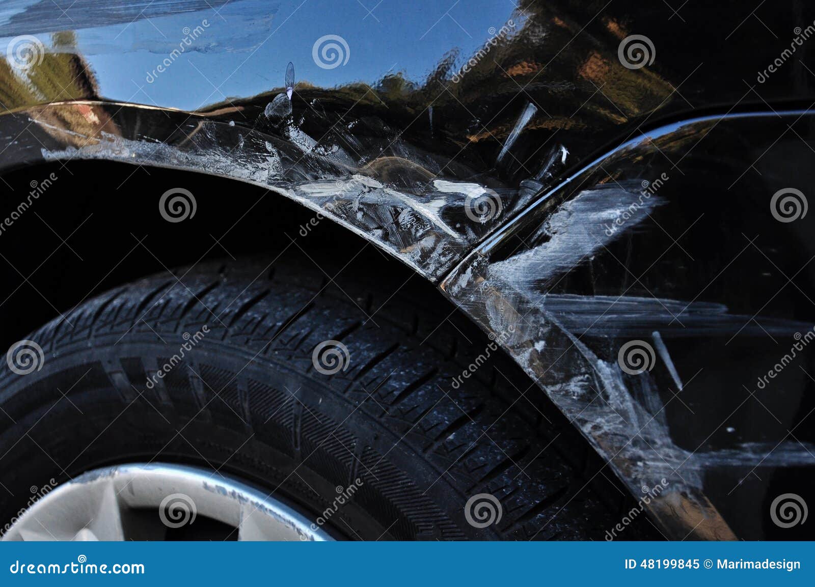 Collision damage stock image. Image of claims, damage - 48199845