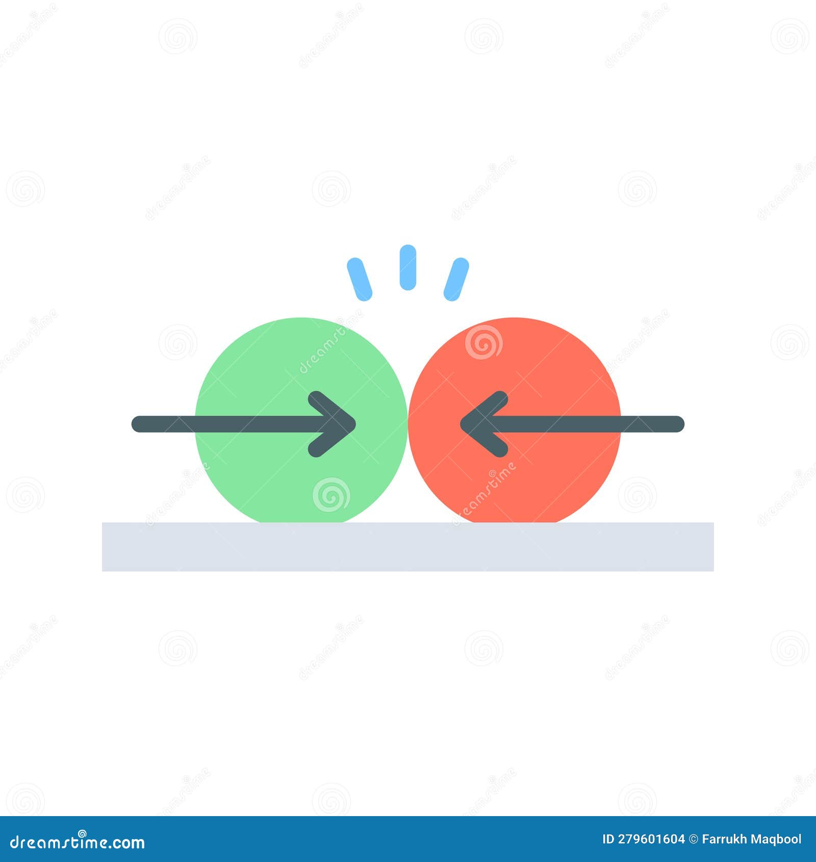 Collision Icon Vector Image. Stock Vector - Illustration of isolated ...