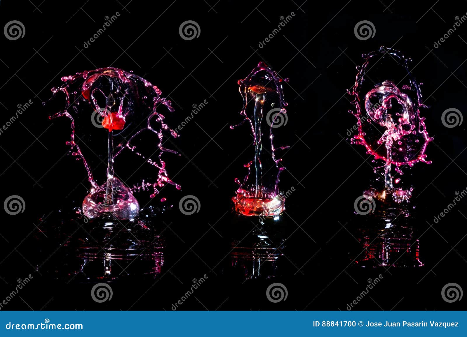 Collision of Two Drops of Water Stock Photo - Image of collision ...