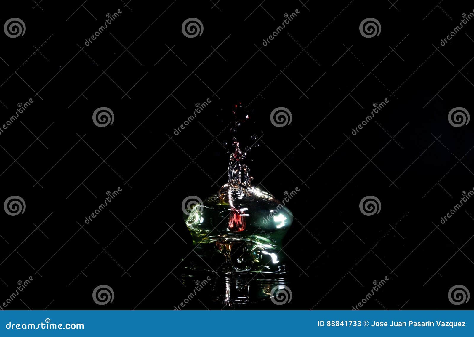 Collision of Two Drops of Water Stock Image - Image of ripple, fluids ...