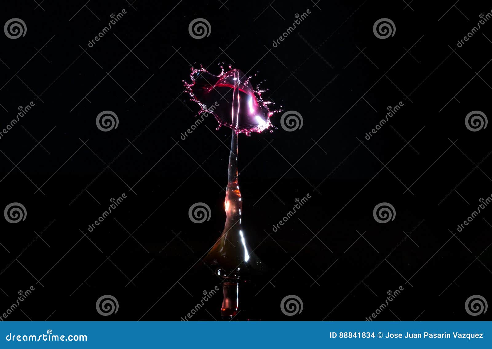 Collision of Two Drops of Water Stock Photo - Image of concept, fluid ...