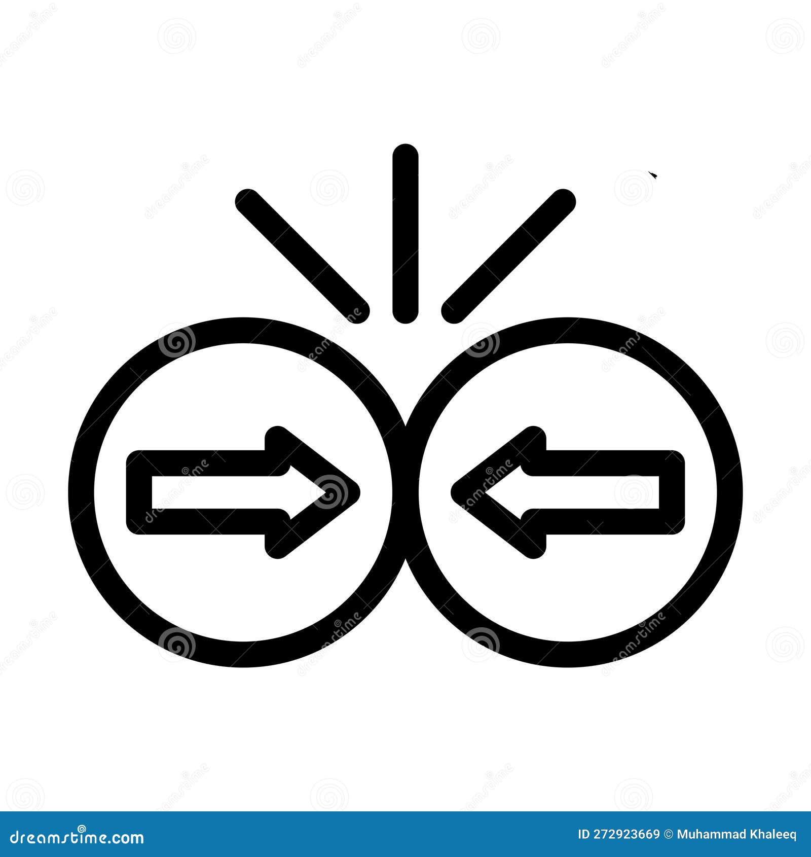 Discrepancy Icon Of 3 Types Color, Black And White, Outline. Isolated ...