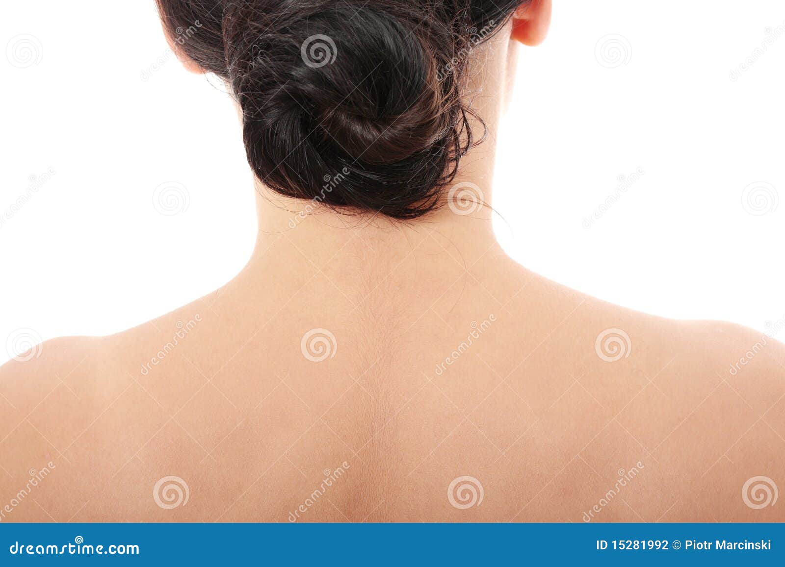 Collo della donna fotografia stock. Immagine di tocco - 15281992