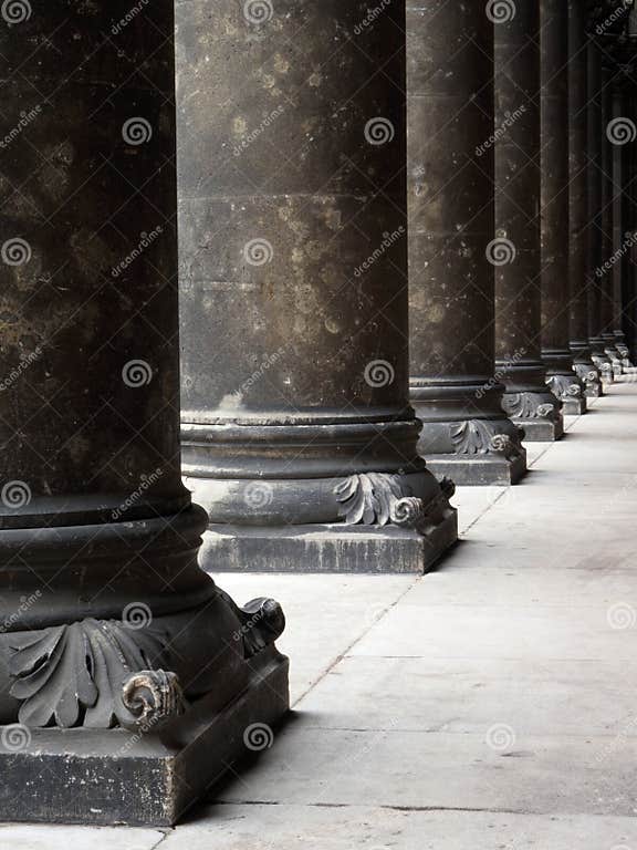 Collonade stock image. Image of building, background - 19367559