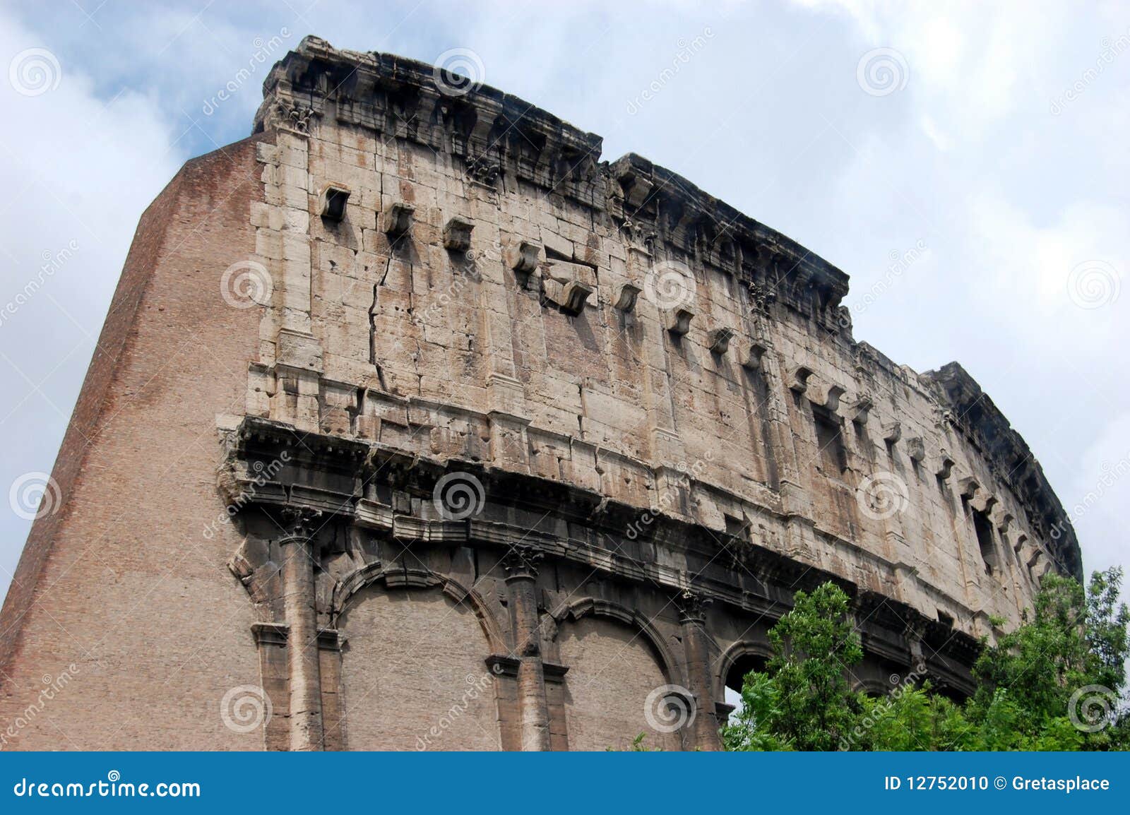 Colloseum stock photo. Image of landmark, monument, italian - 12752010