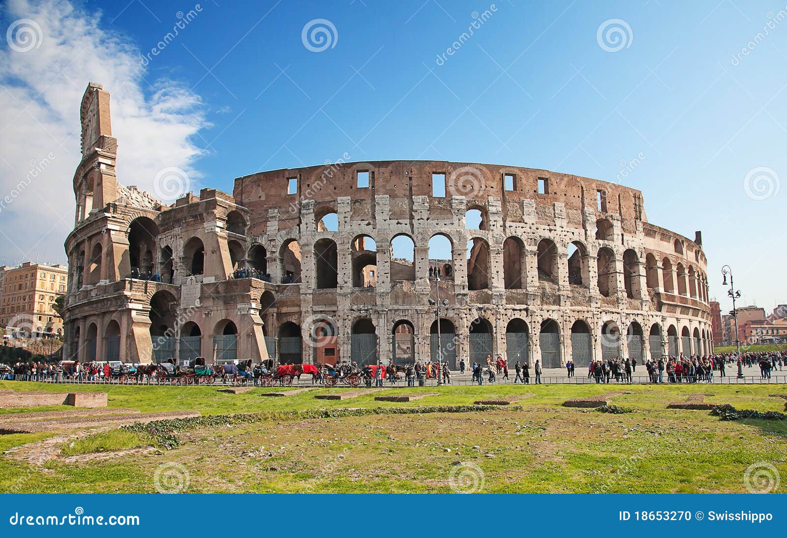 Colloseum editorial image. Image of archaeological, landmark - 18653270