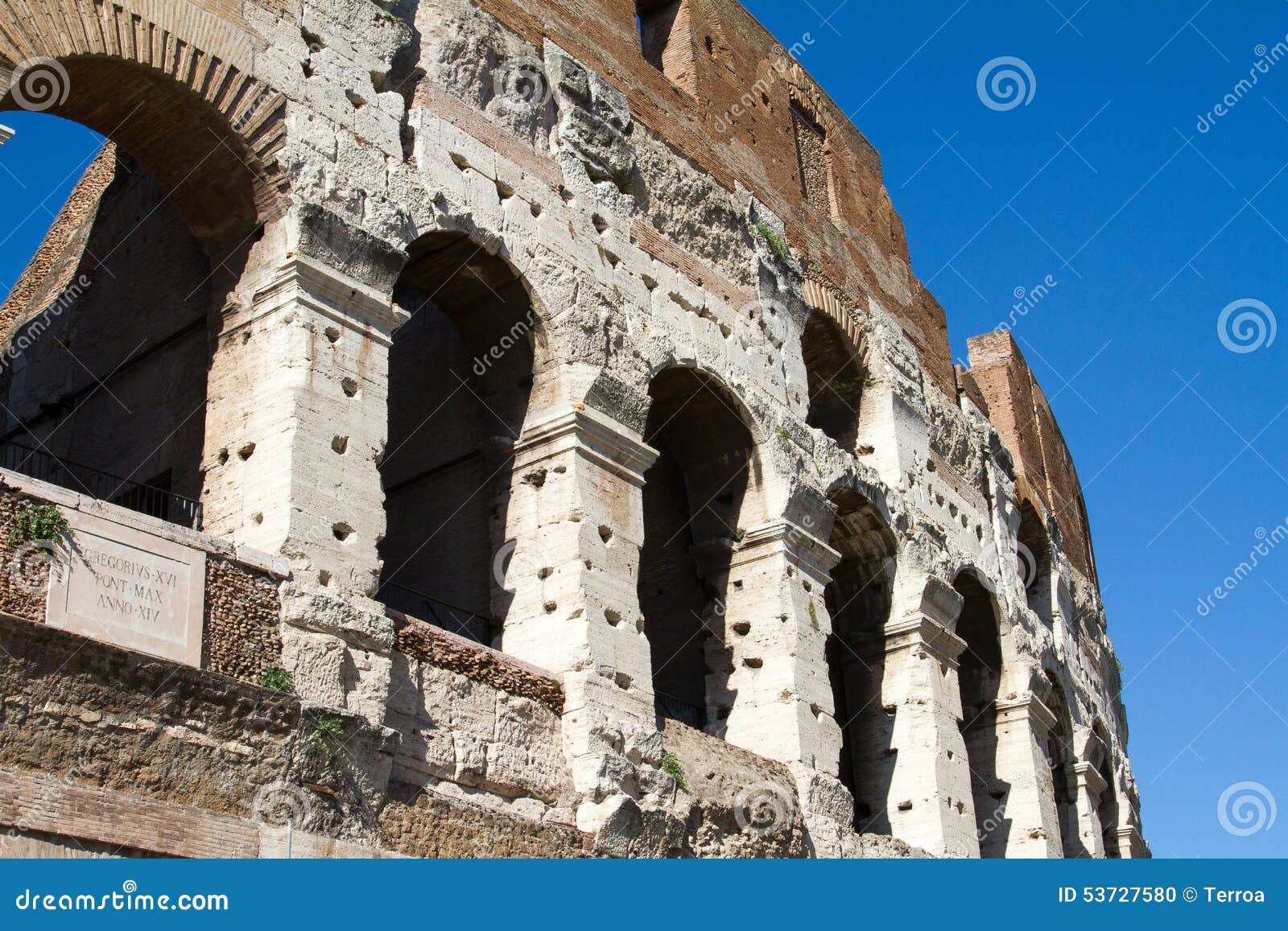 Colloseum foto de archivo. Imagen de roma, monumento - 53727580