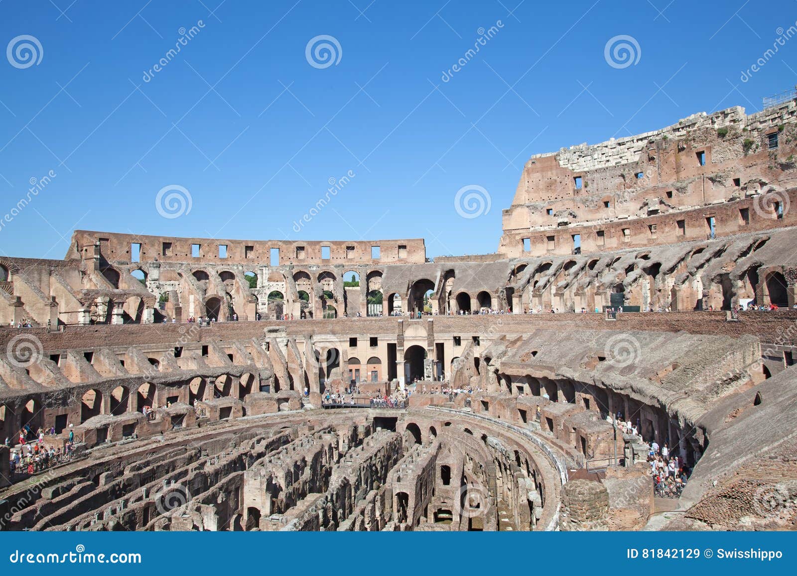 Colloseum stock afbeelding. Image of italië, europees - 81842129