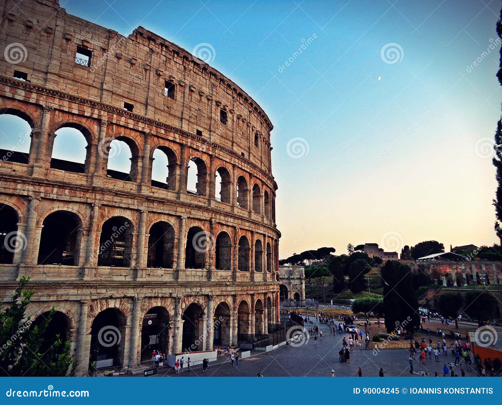 Colloseum stock image. Image of ancient, history, colloseum - 90004245