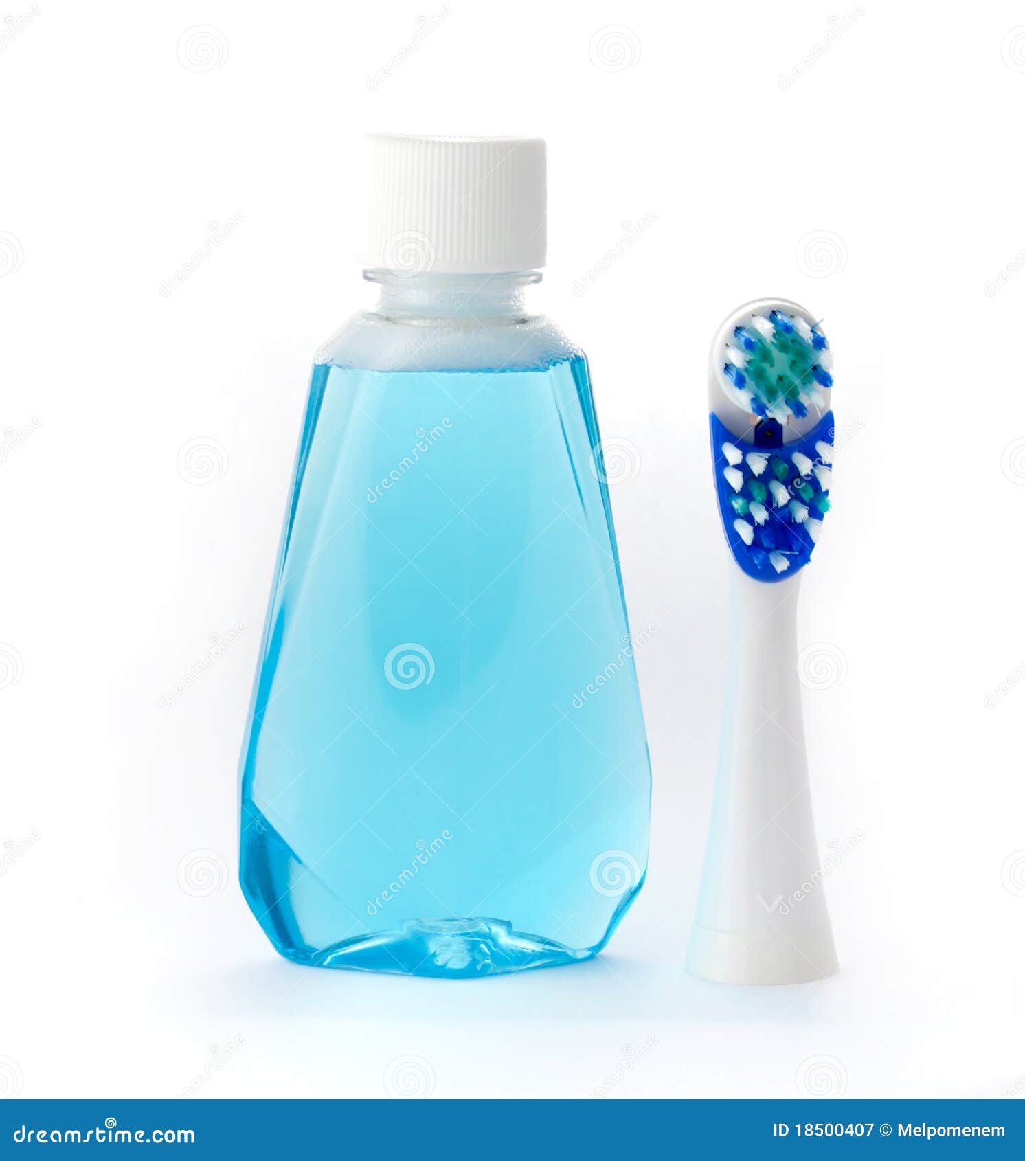 Collutoire Et Brosse à Dents Image stock - Image du découpage, propre ...