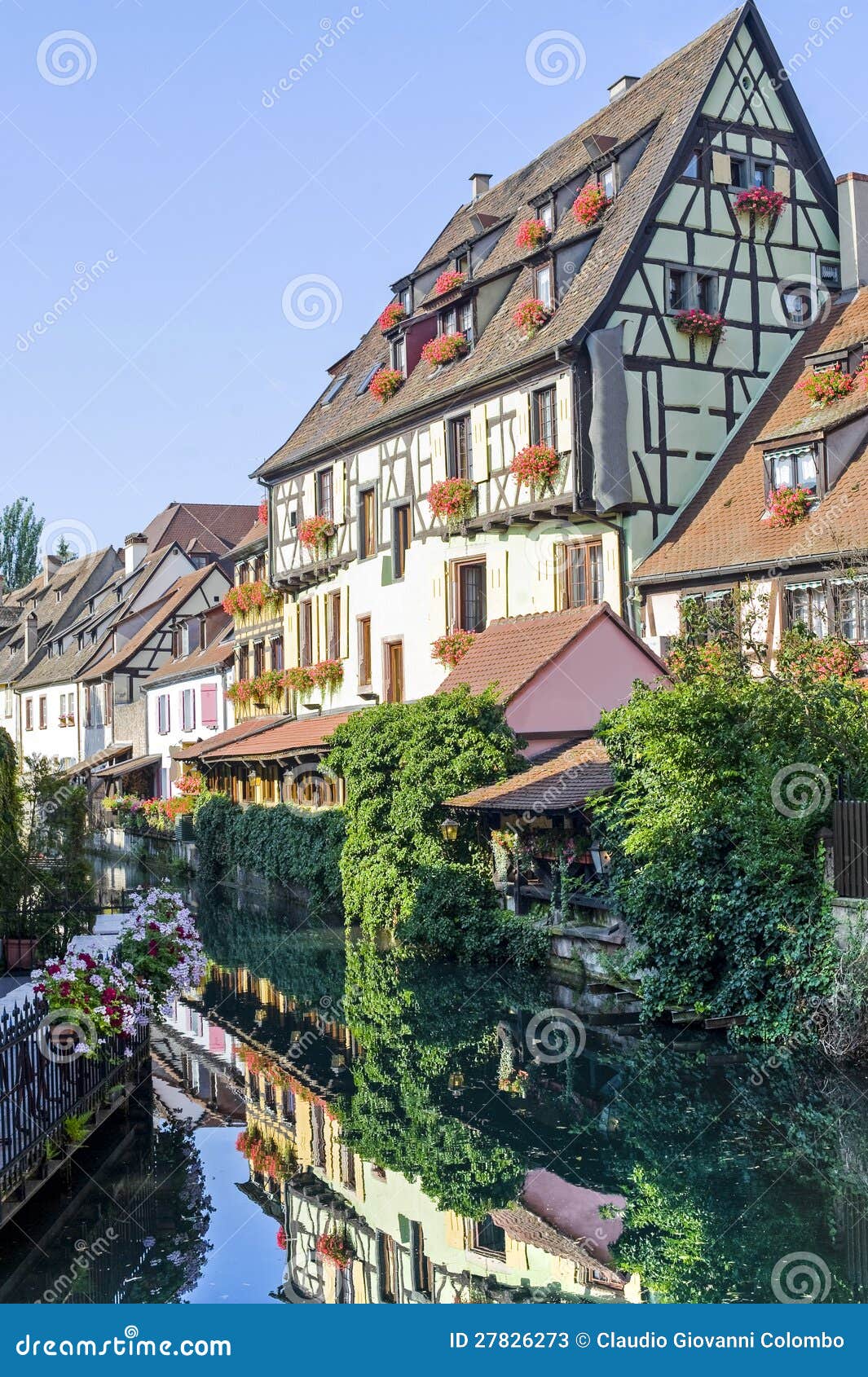 Colmar (de Elzas) - Tengere Venise Stock Afbeelding - Image of europa ...