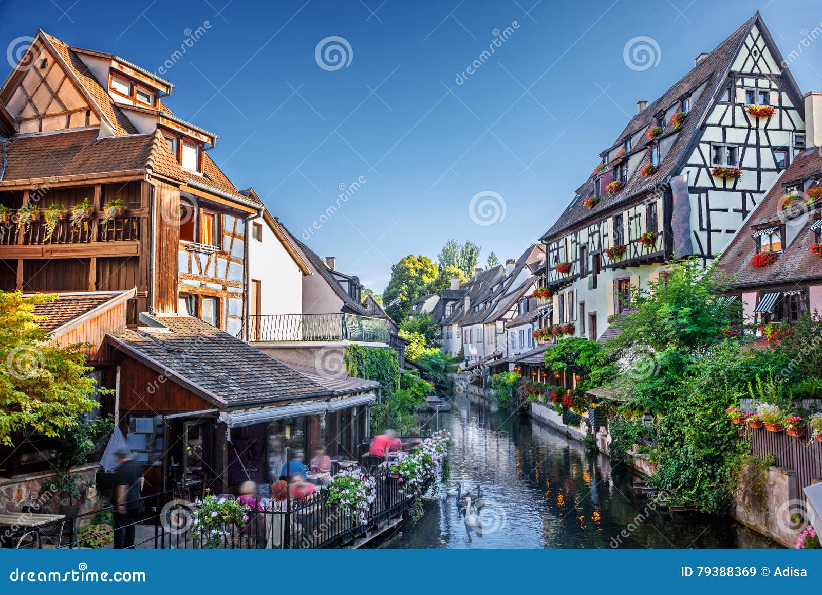 Colmar france fotografering för bildbyråer. Bild av flod - 79388369