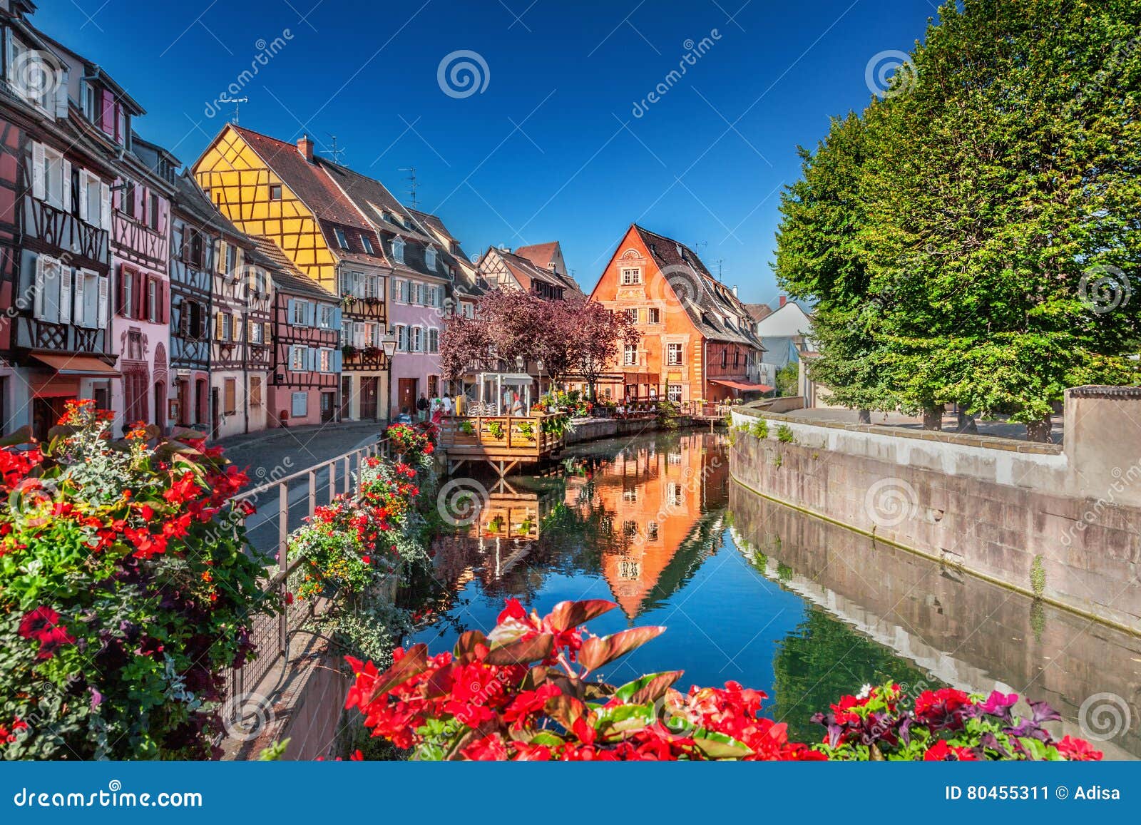 Colmar, France stock image. Image of colorful, france - 80455311