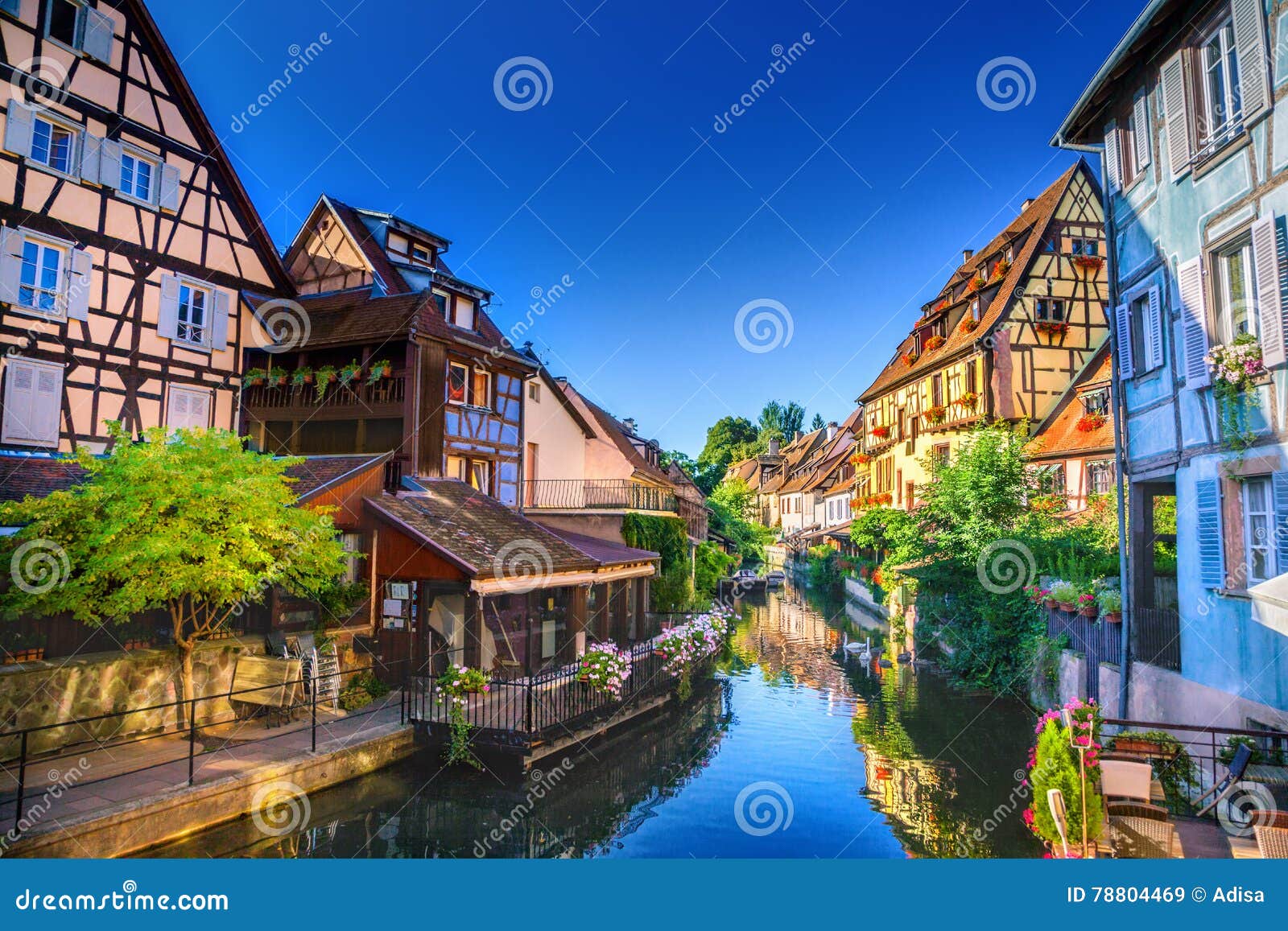 Colmar, Frankreich stockbild. Bild von farbe, elsass - 78804469