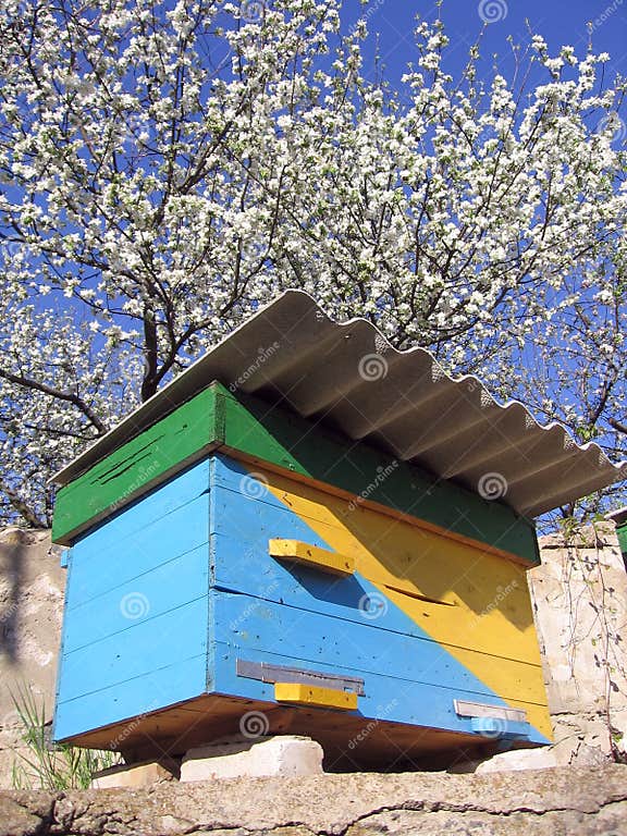 Colmena ucraniana imagen de archivo. Imagen de mosca, animales - 3801883