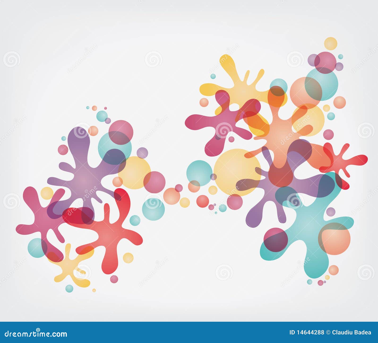 Coloful Splash stock vector. Illustration of design, droplet - 14644288