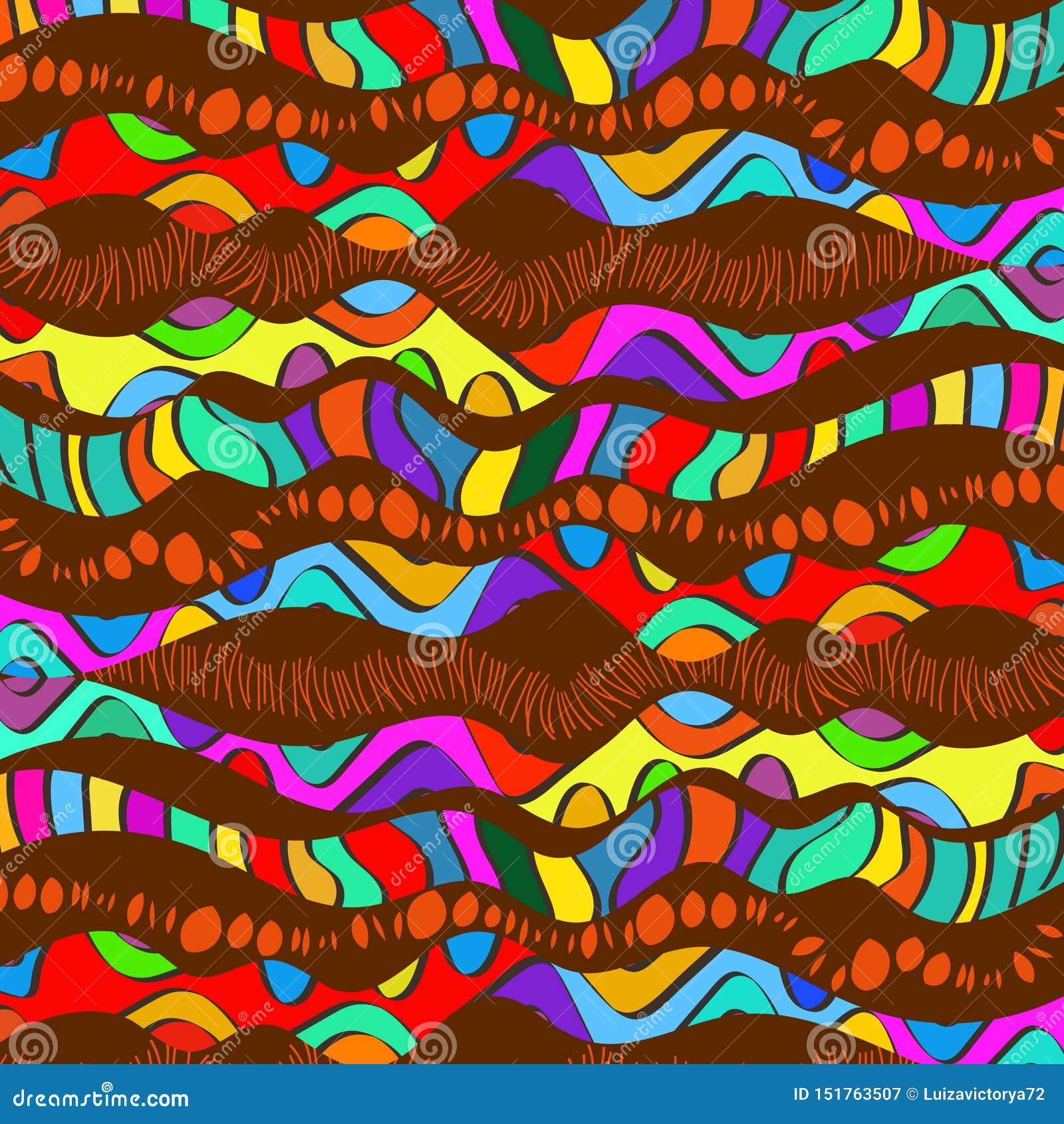 Coloful Stripes Vector Abstract Background Stock Vector - Illustration ...