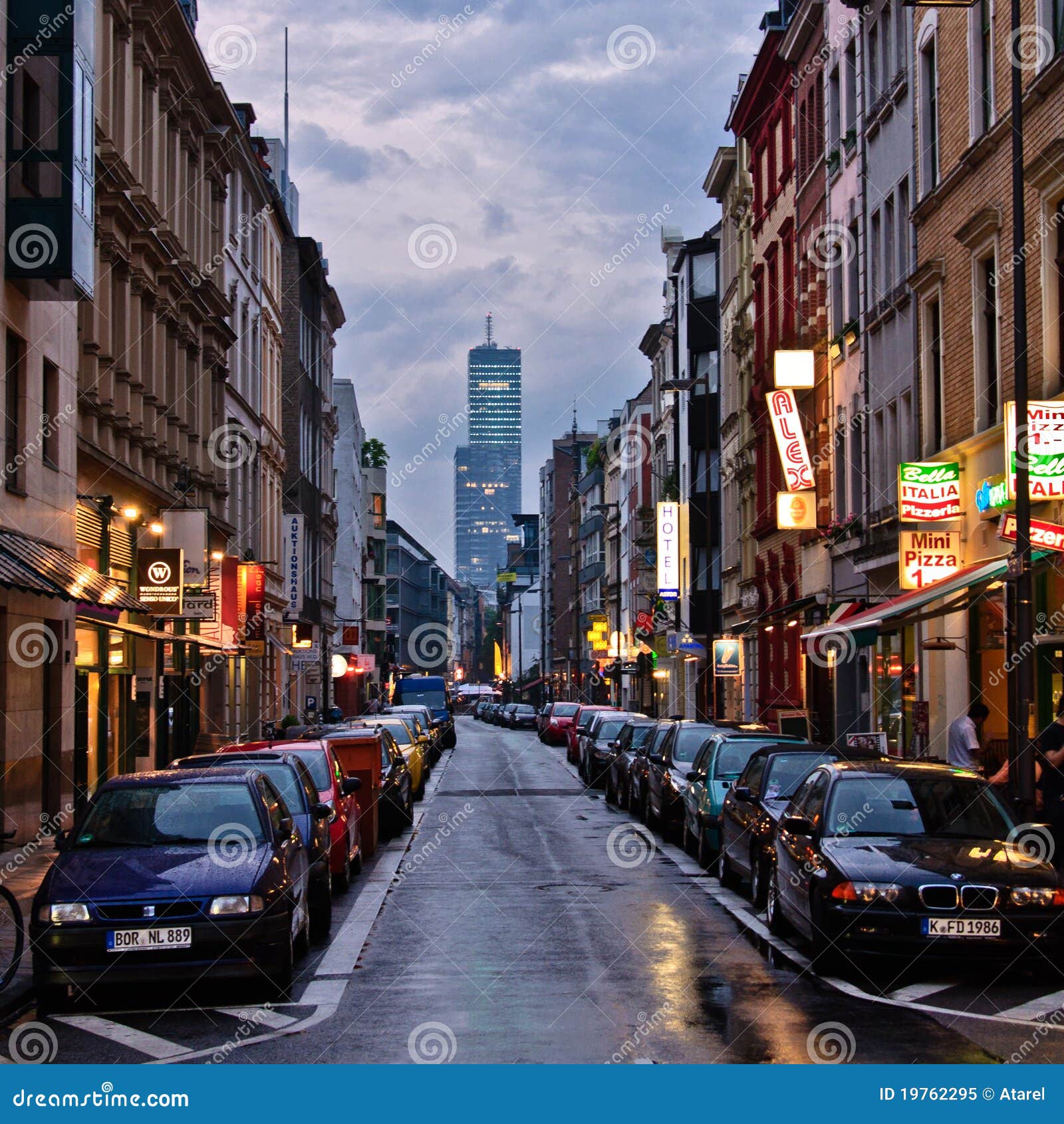 Cologne editorial image. Image of city, germany, lights - 19762295