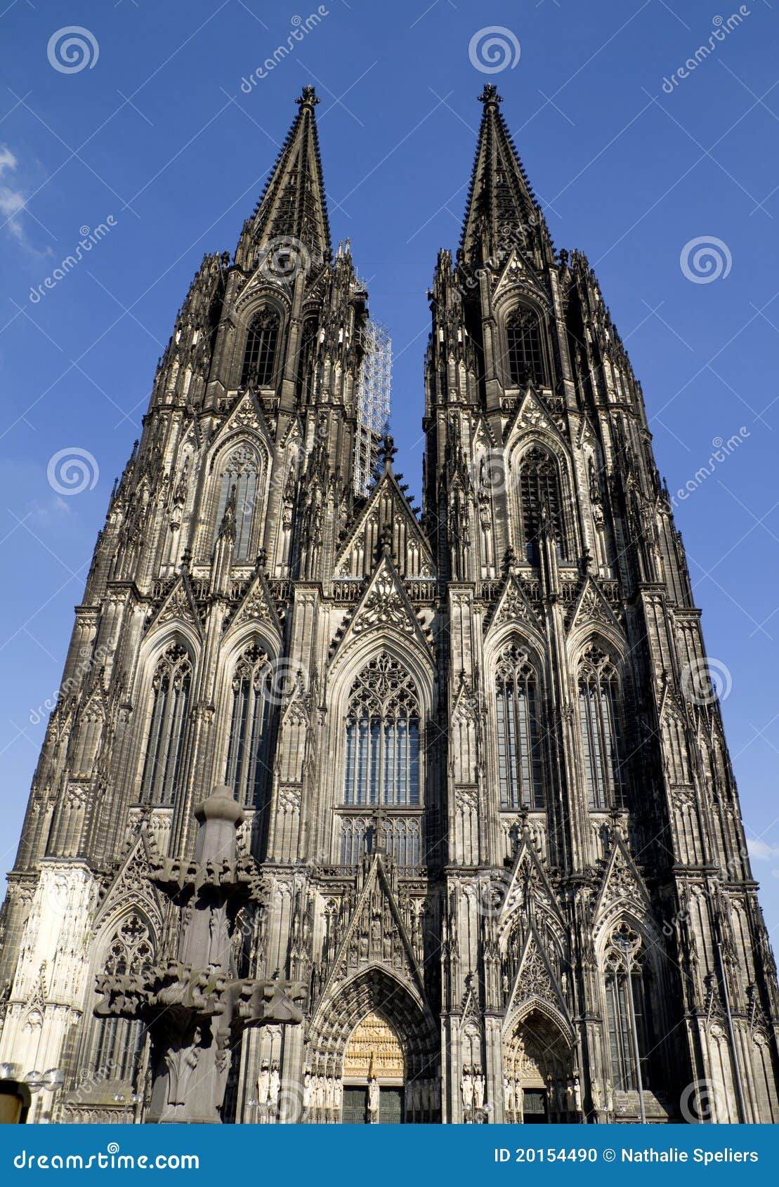 Cologne Cathedral Germany Front Stock Photo - Image of outdoor, view ...