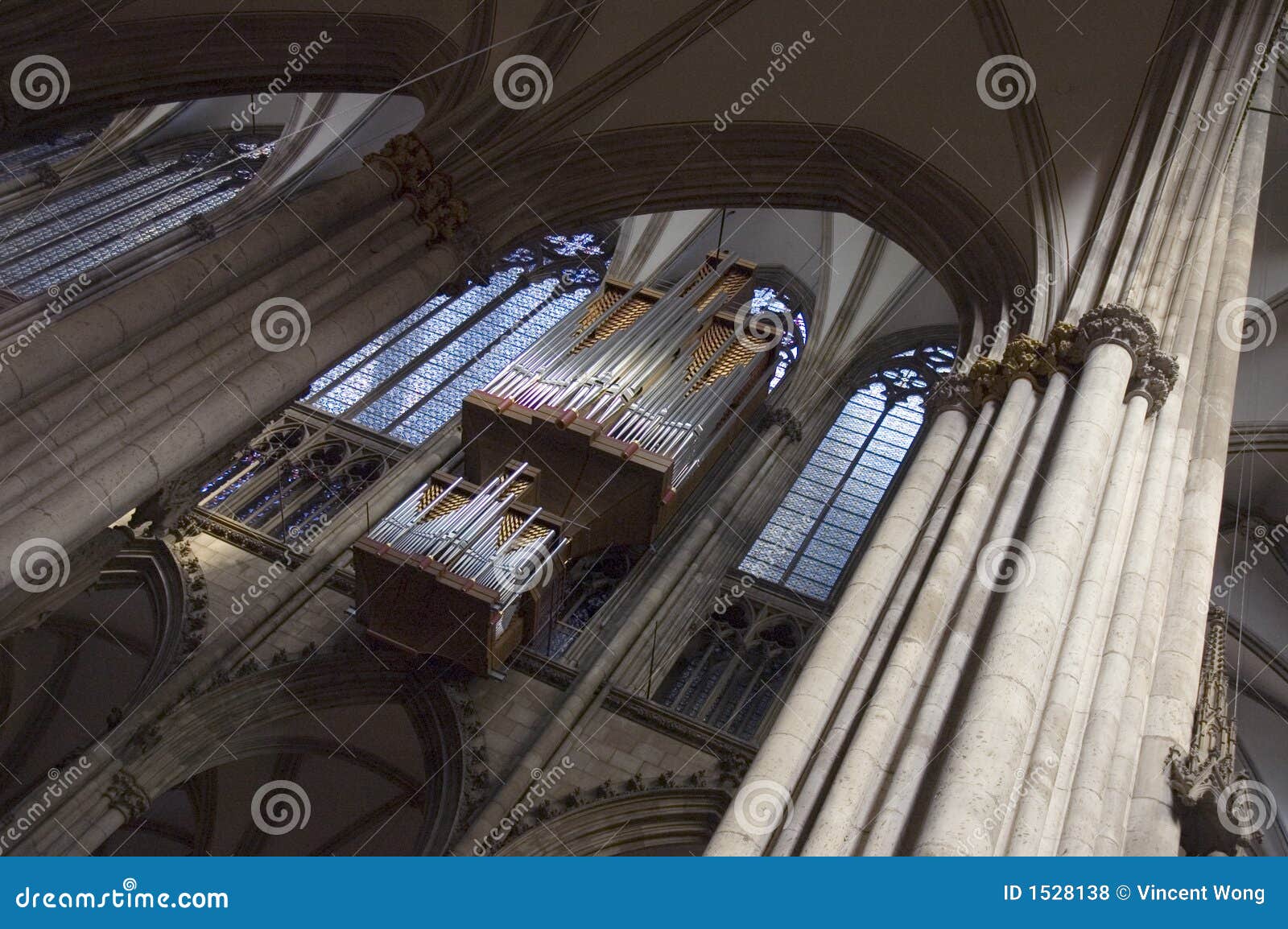 Cologne Cathedral Organ stock photo. Image of arch, organ - 1528138